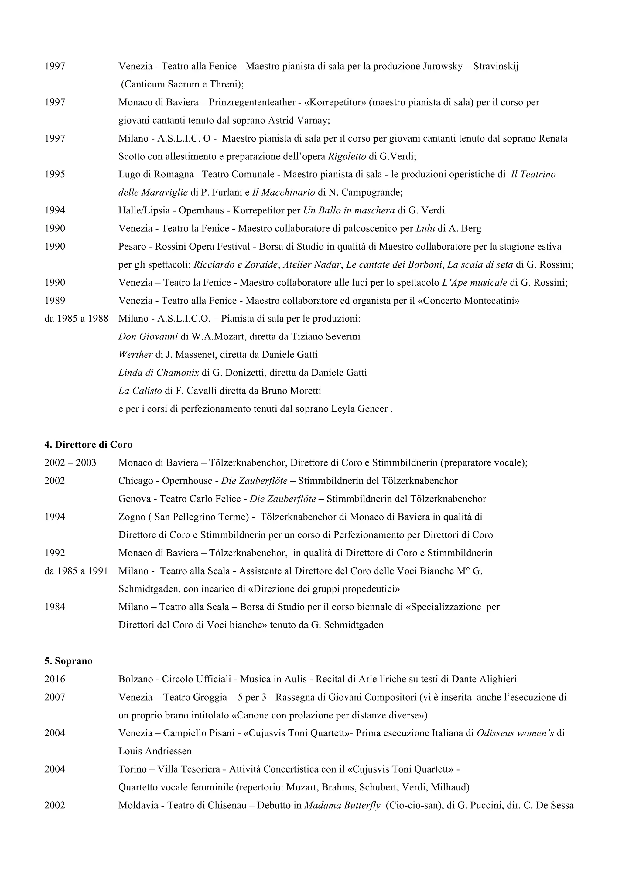 Curriculum Vitae europeo di Luisa Russo 2019 | PDF