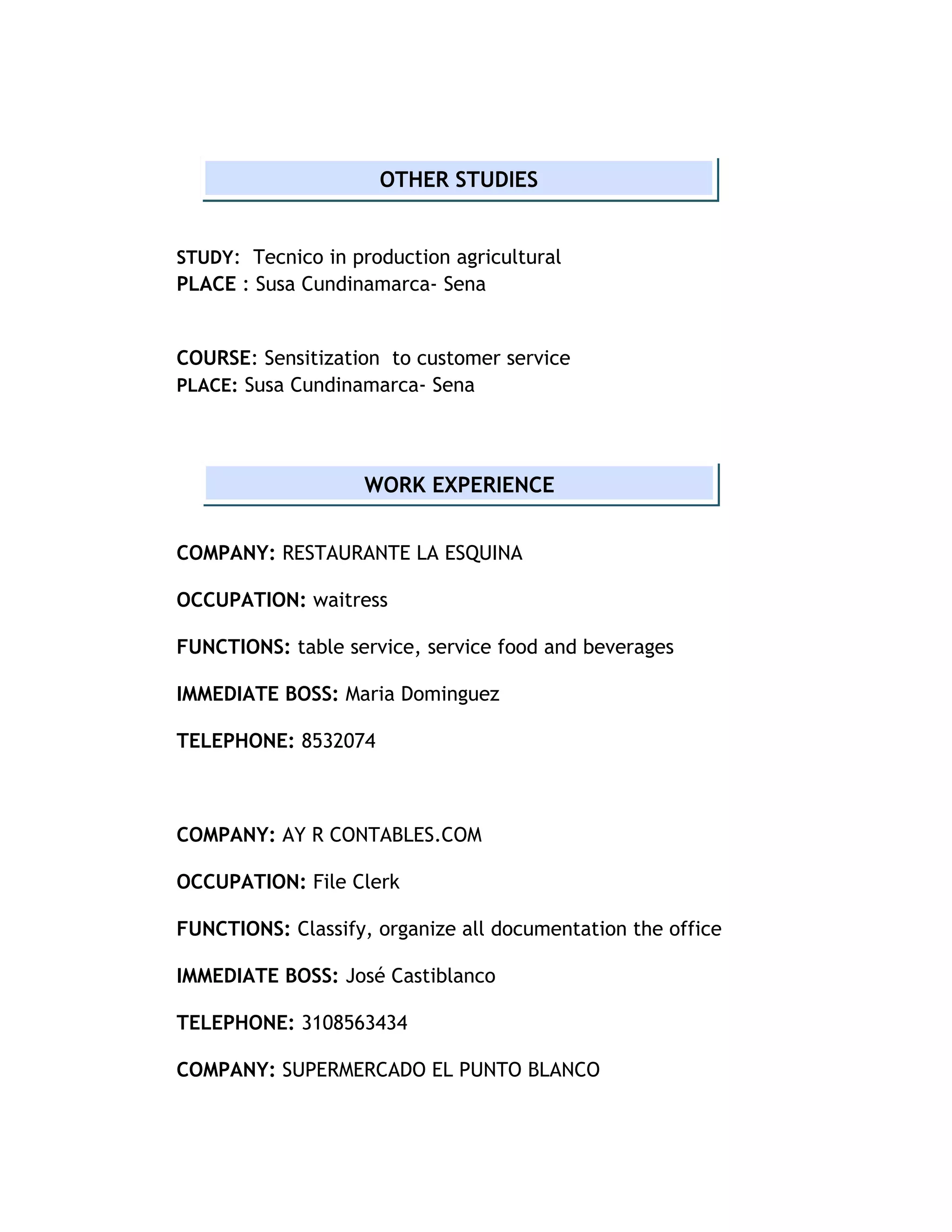 Curriculum vitae & interview questions | PDF