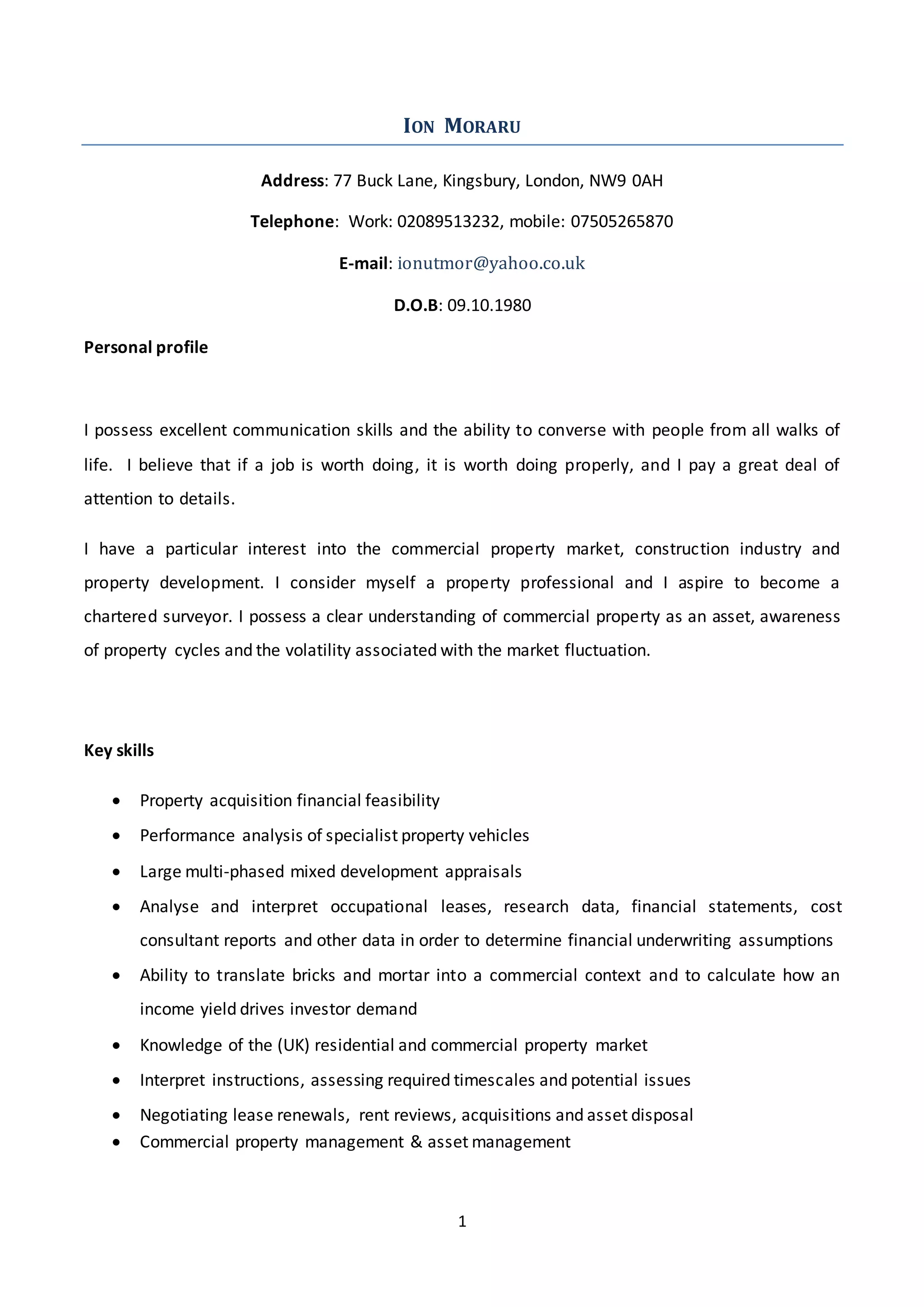 Curriculum vitae ionut (2) | DOCX
