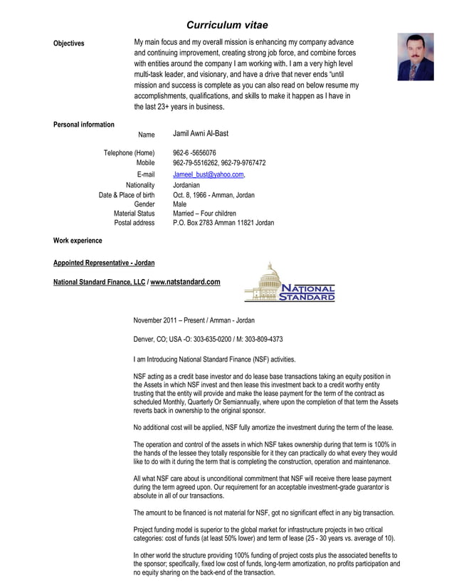 Curriculum vitae jb | PDF