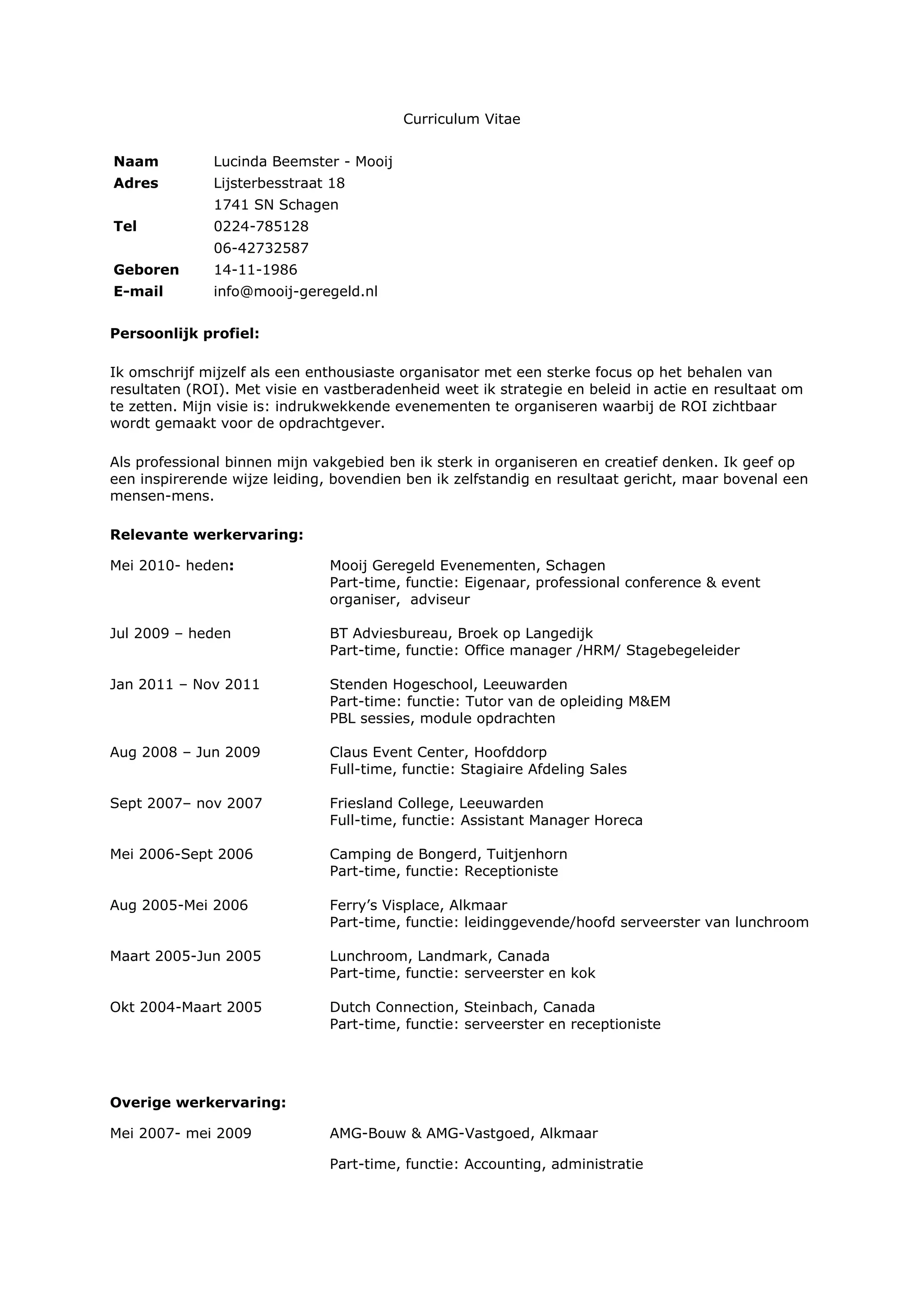 Curriculum vitae | PDF