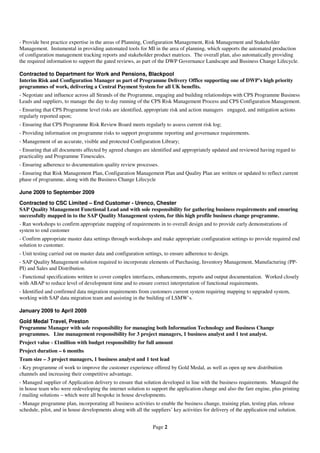 Curriculum Vitae May 2011 Slideshare | PDF | Computer Software and Applications | Computing