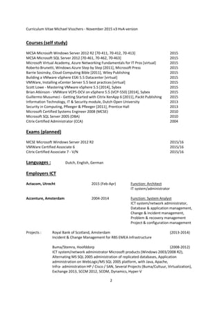Curriculum vitae michaelvisschers-november2015v3_eng | PDF