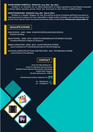 Curriculum vitae of abhishek | PDF