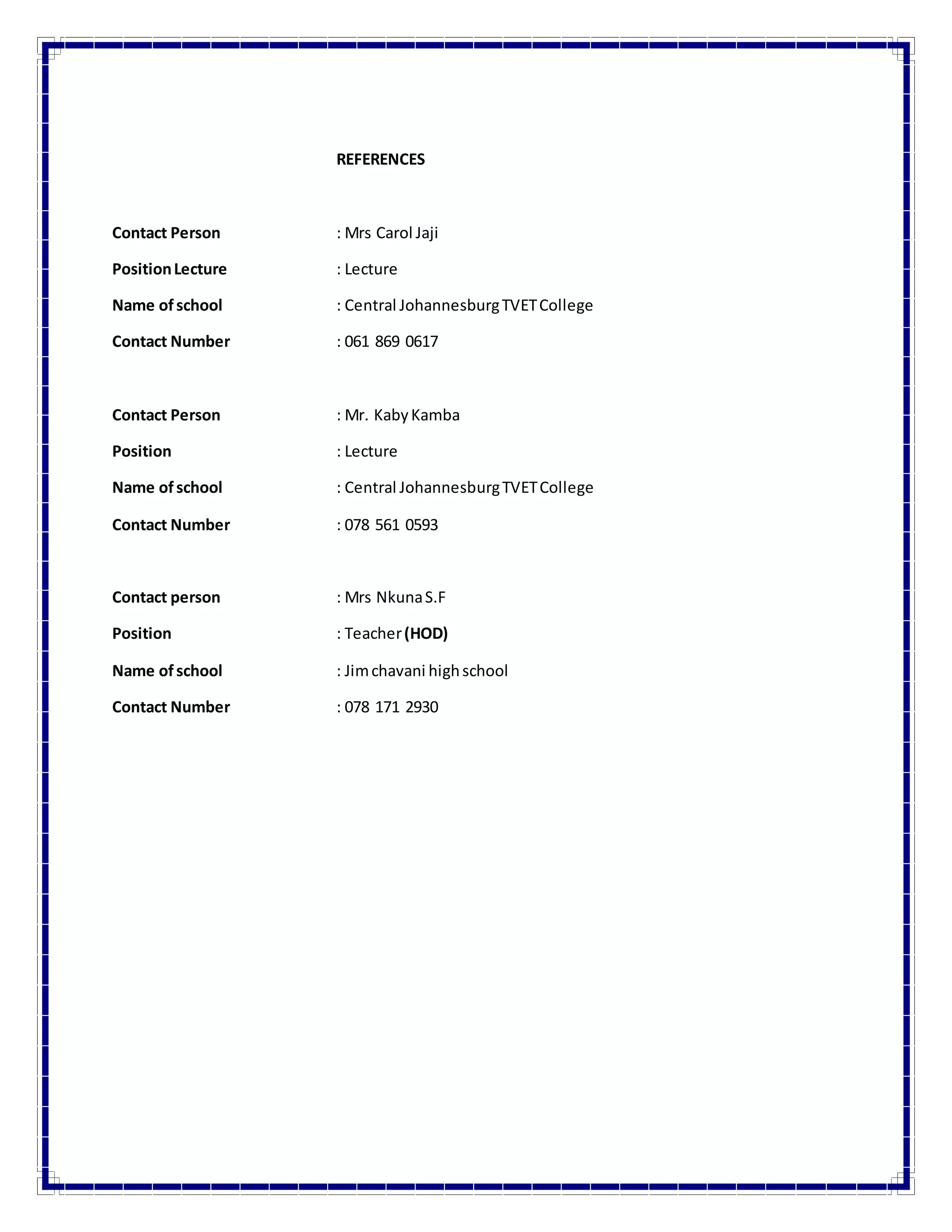 Curriculum vitae of chauke rivoningo lyrone rl | DOCX