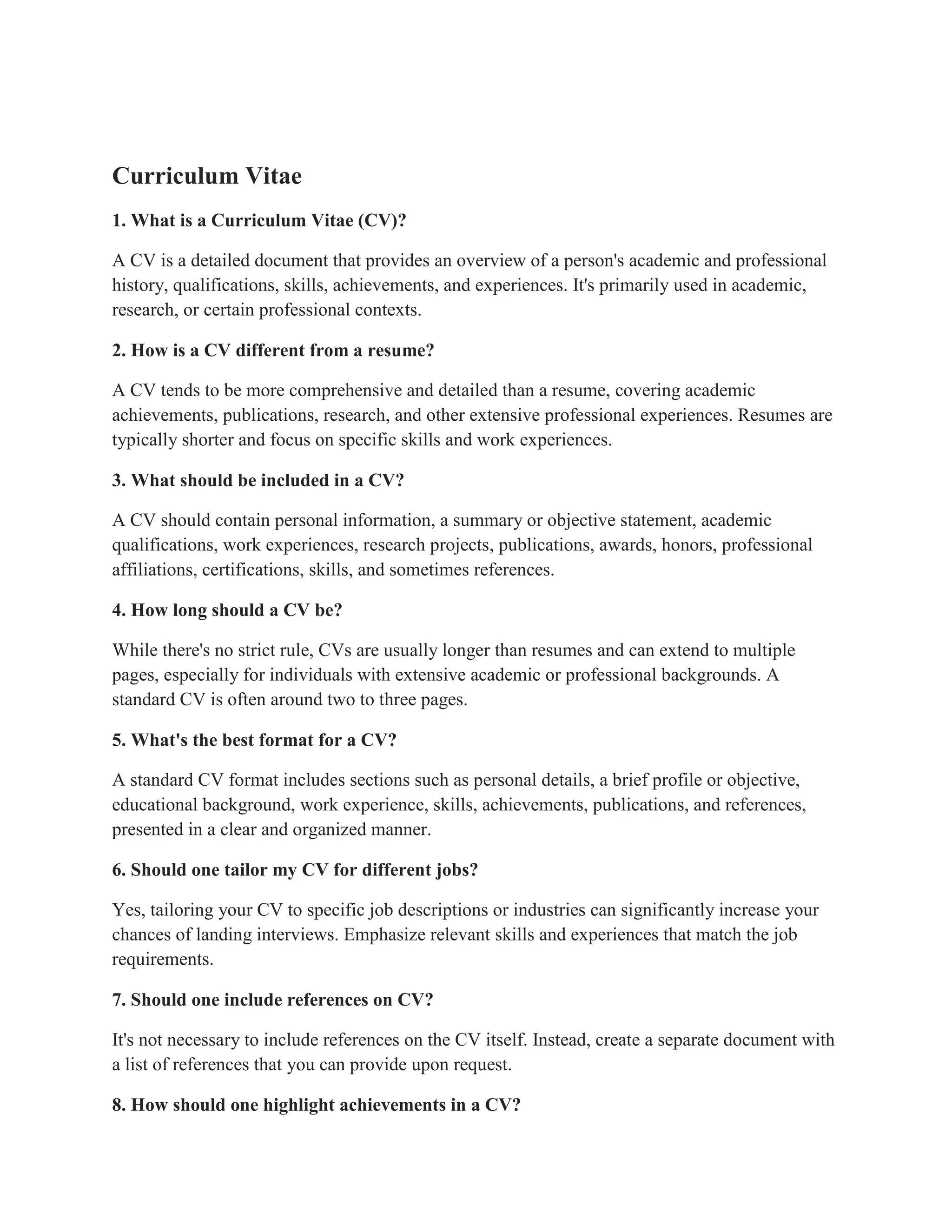 curriculum vitae question Answers ANSHU.docx