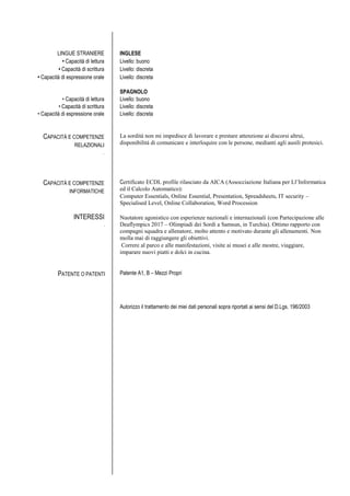 Curriculum vitae simone lucarini | PDF