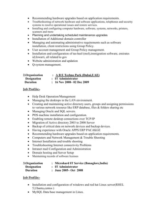 Curriculum vitae updated | PDF