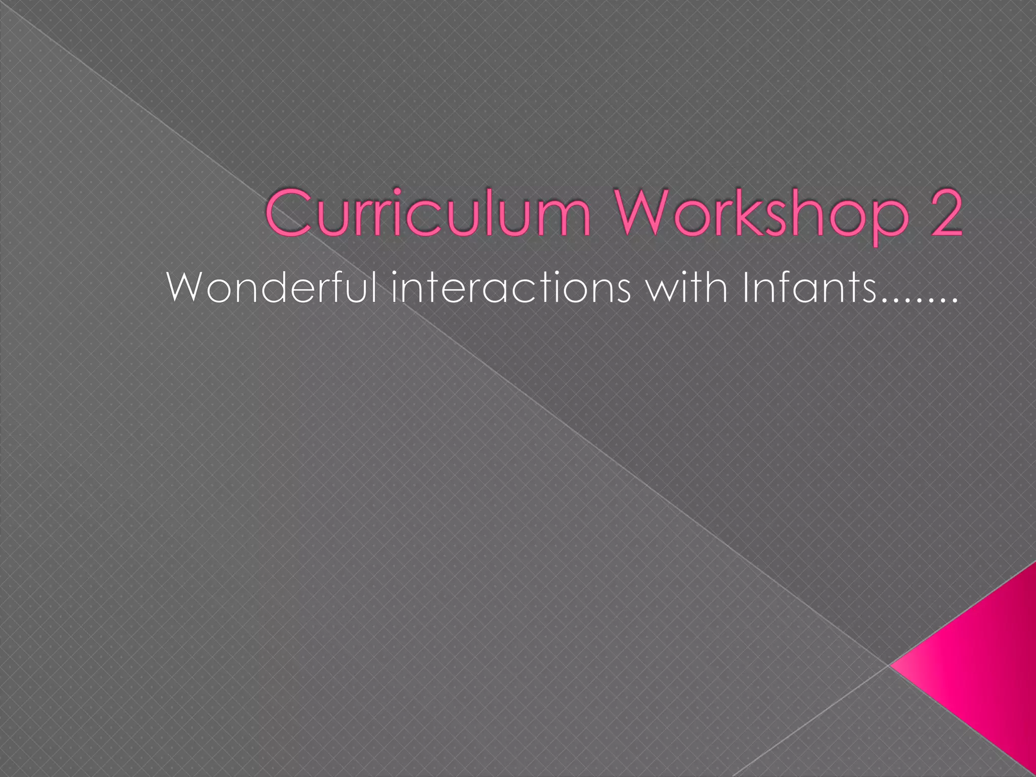Curriculum workshop 2 | PPT