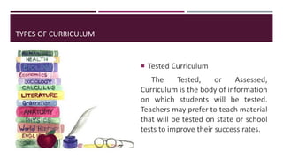 Curriculum planning | PPTX