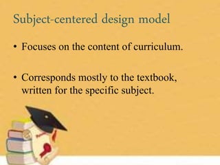 Curriculum Design Models | PPT