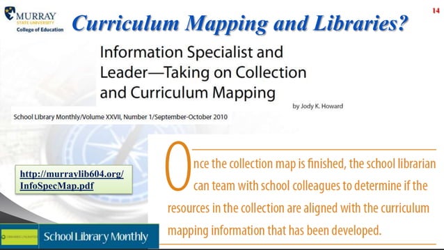Curriculum and Collection Mapping: Tools for Leadership and Connection ...