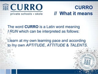 Curro information evening century city | PPTX