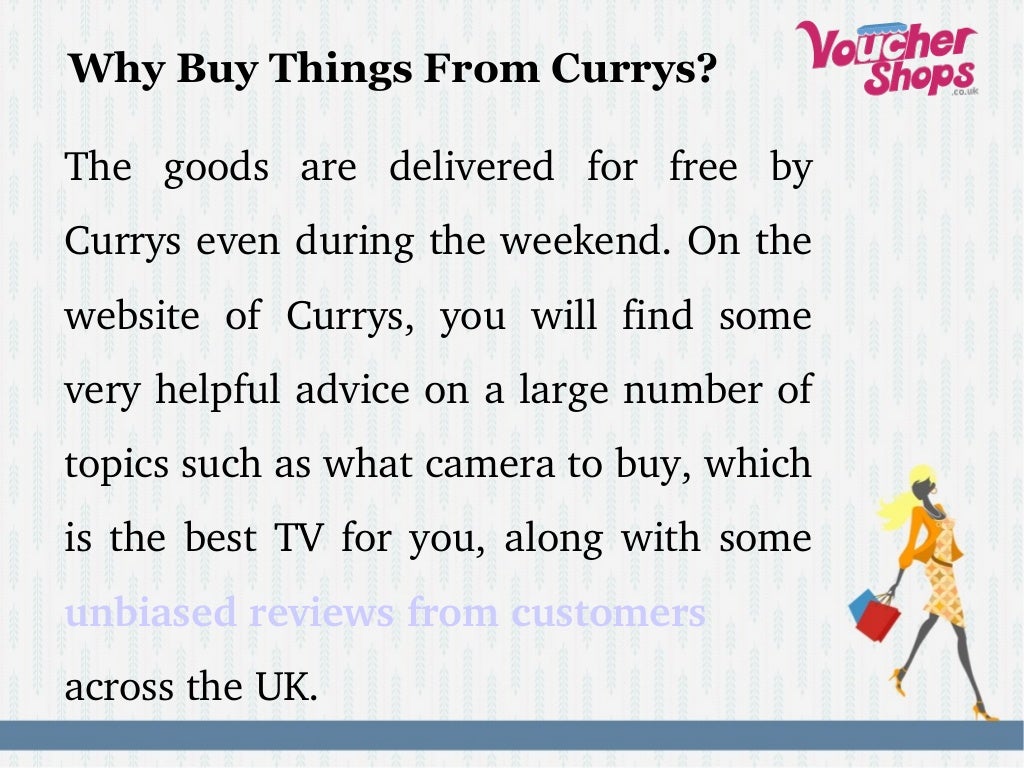 Currys Voucher Codes- How To Get Them And Why To Use Them?