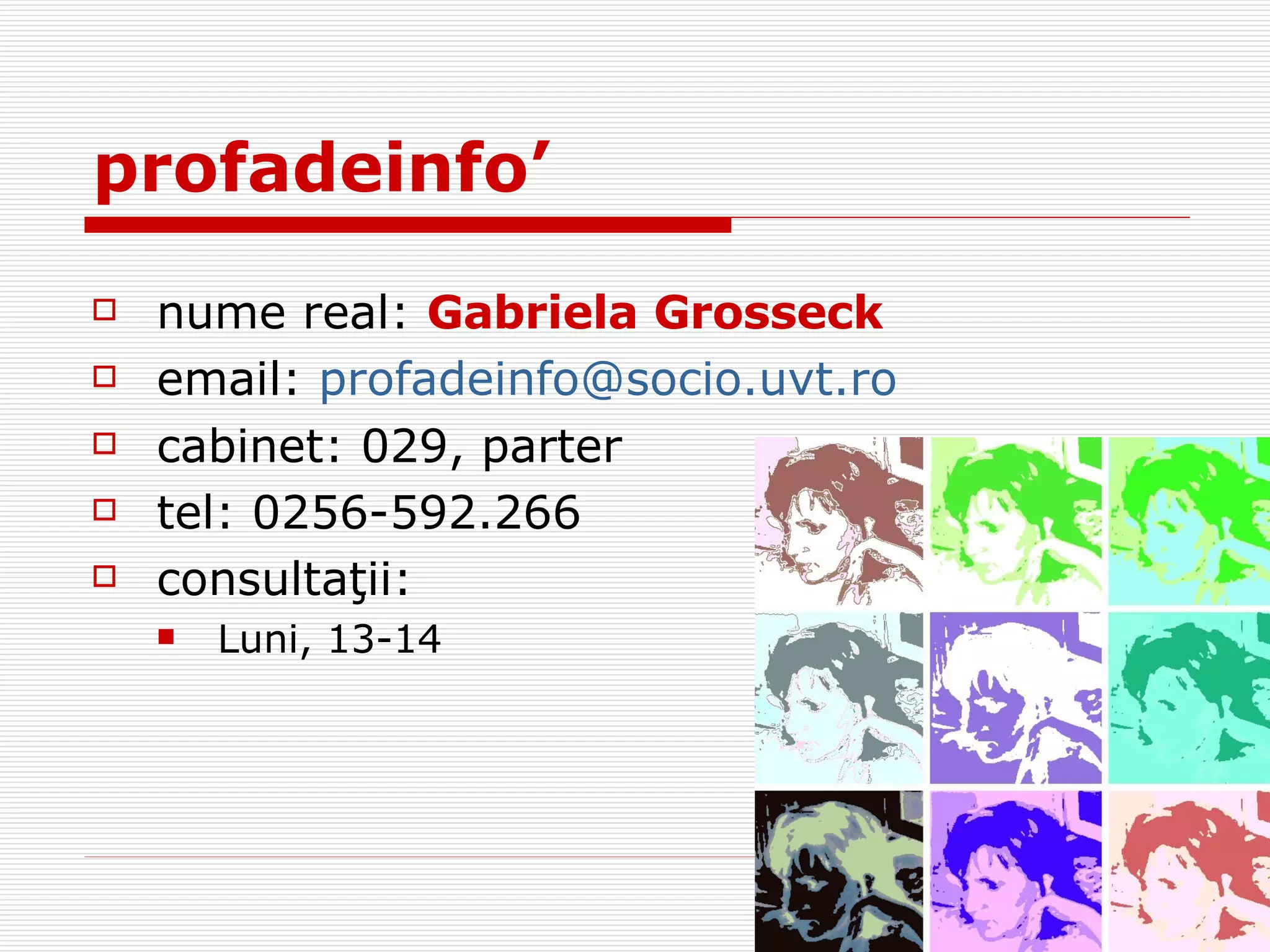 Curs introductiv TIC | PPT