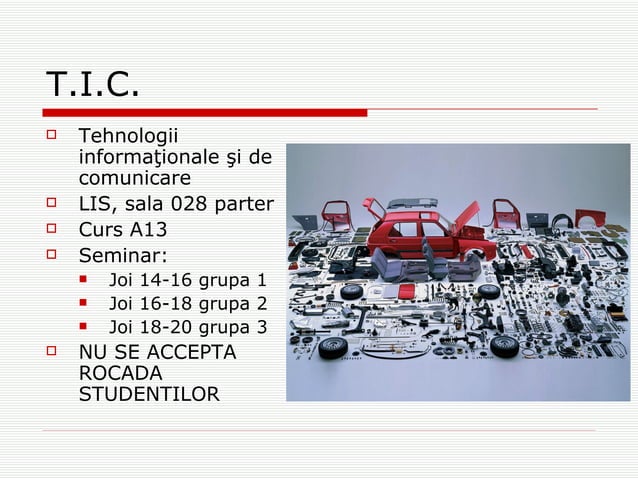 Curs introductiv TIC | PPT