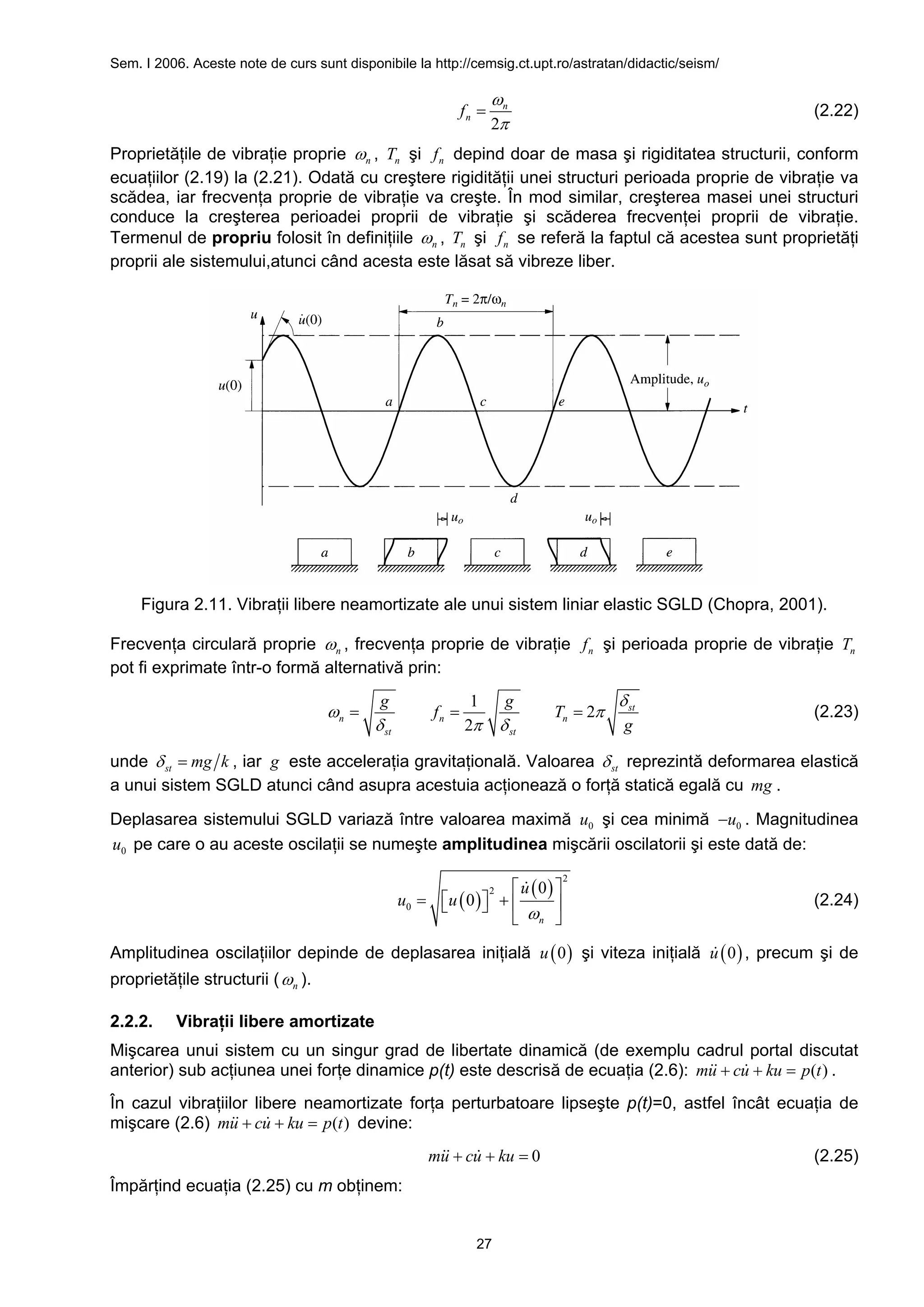 Curs02 inginerie seismica | PDF