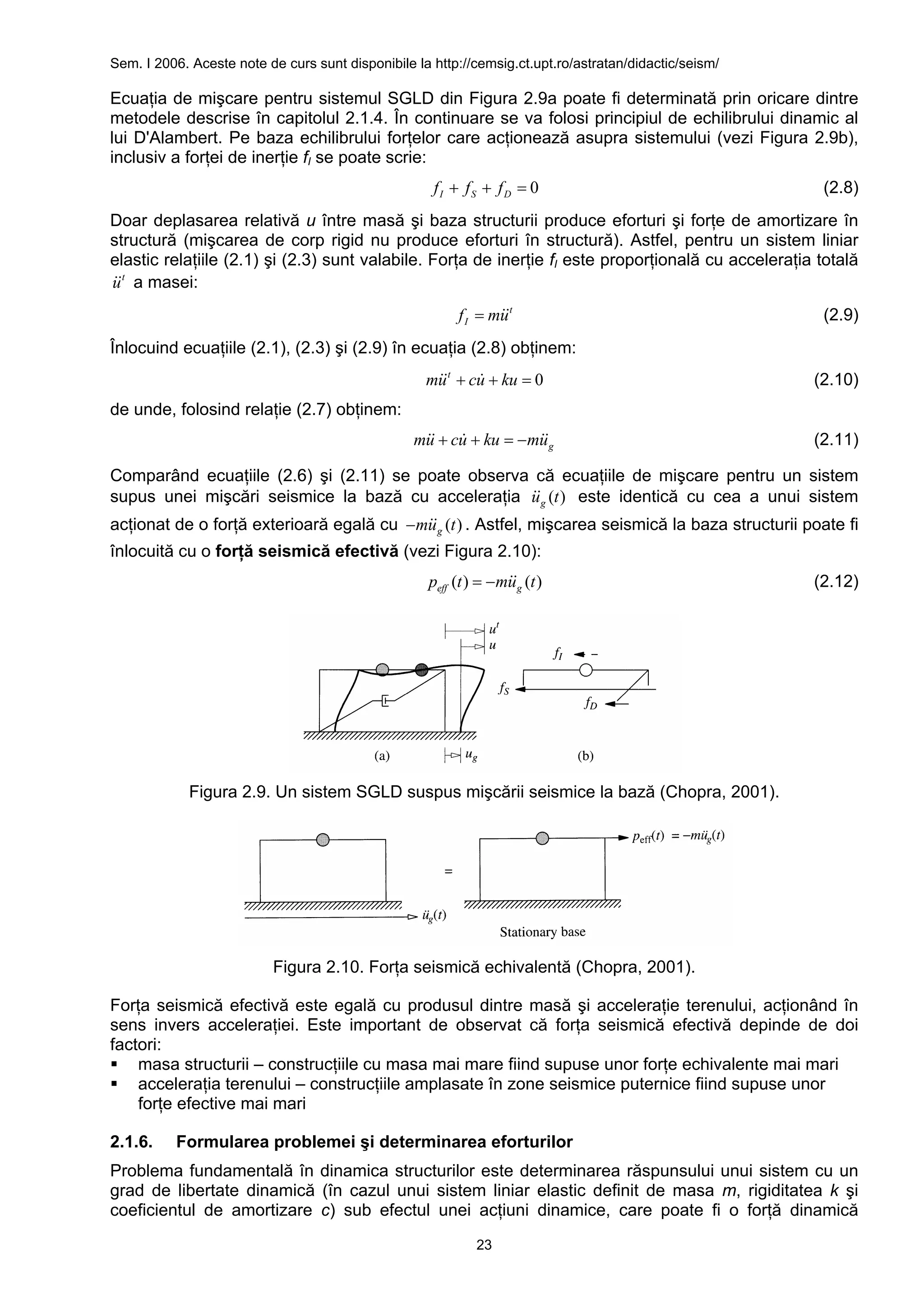 Curs02 inginerie seismica | PDF