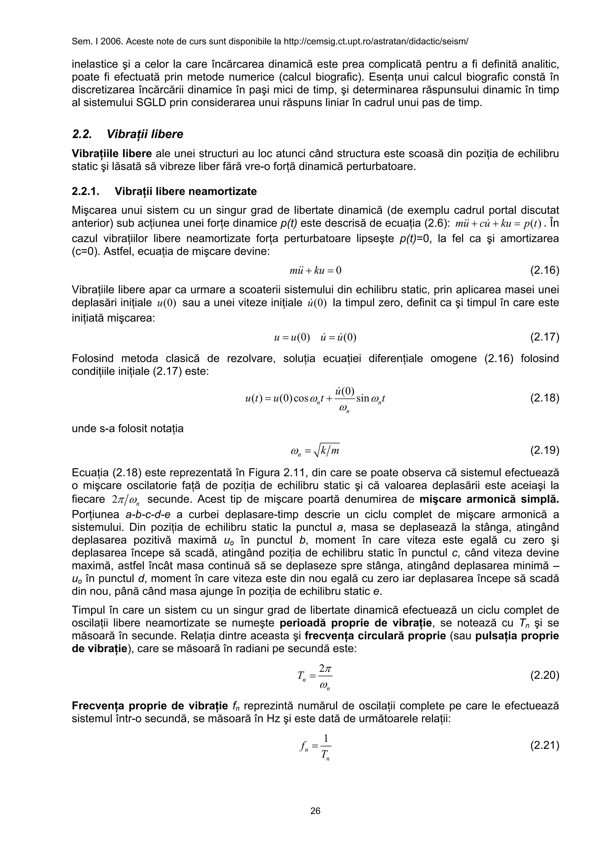 Curs02 inginerie seismica | PDF