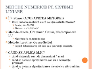 Curs 1 poceduri matematice | PPT