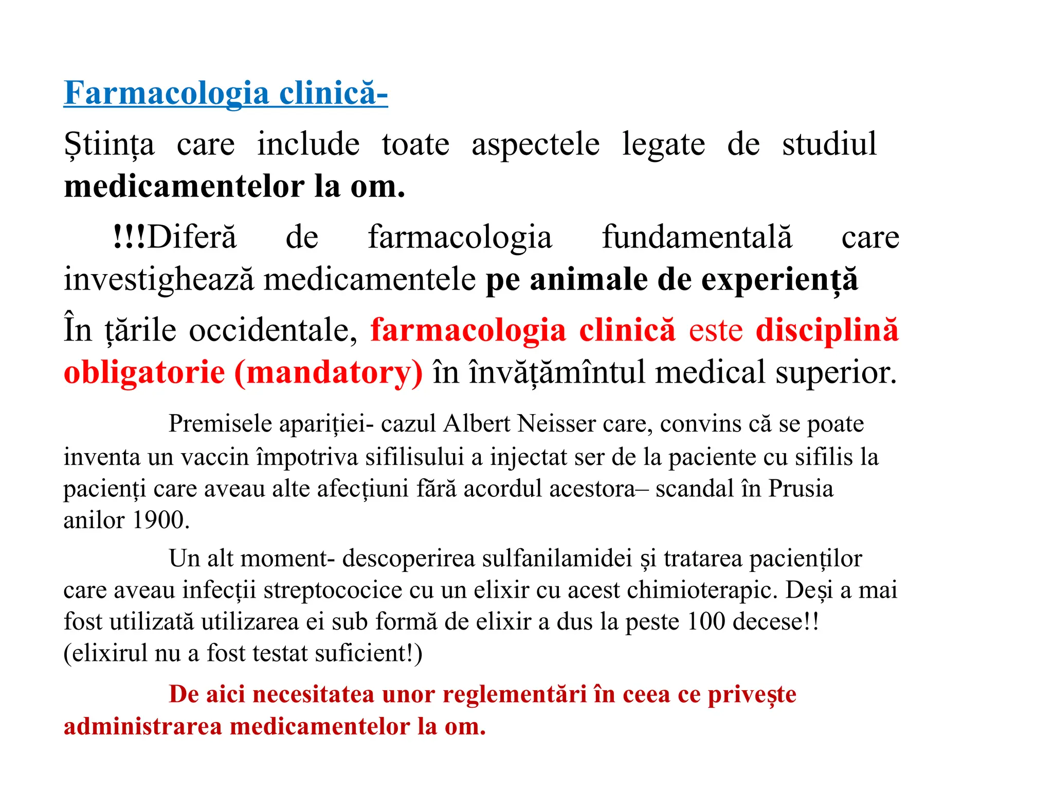 FARMACOLOGIE CLINICĂ-notiuni intorductive | PPT