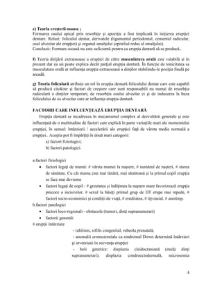 Curs 3 dt eruptia dentara | PDF