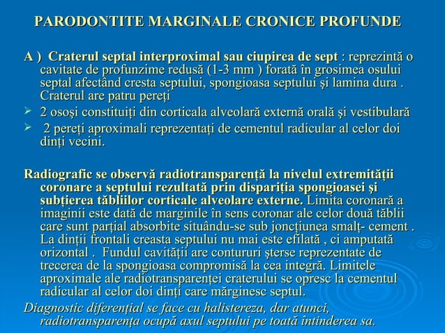 Curs 3 radiodiagnosticul parodontitelor apicale | PPT