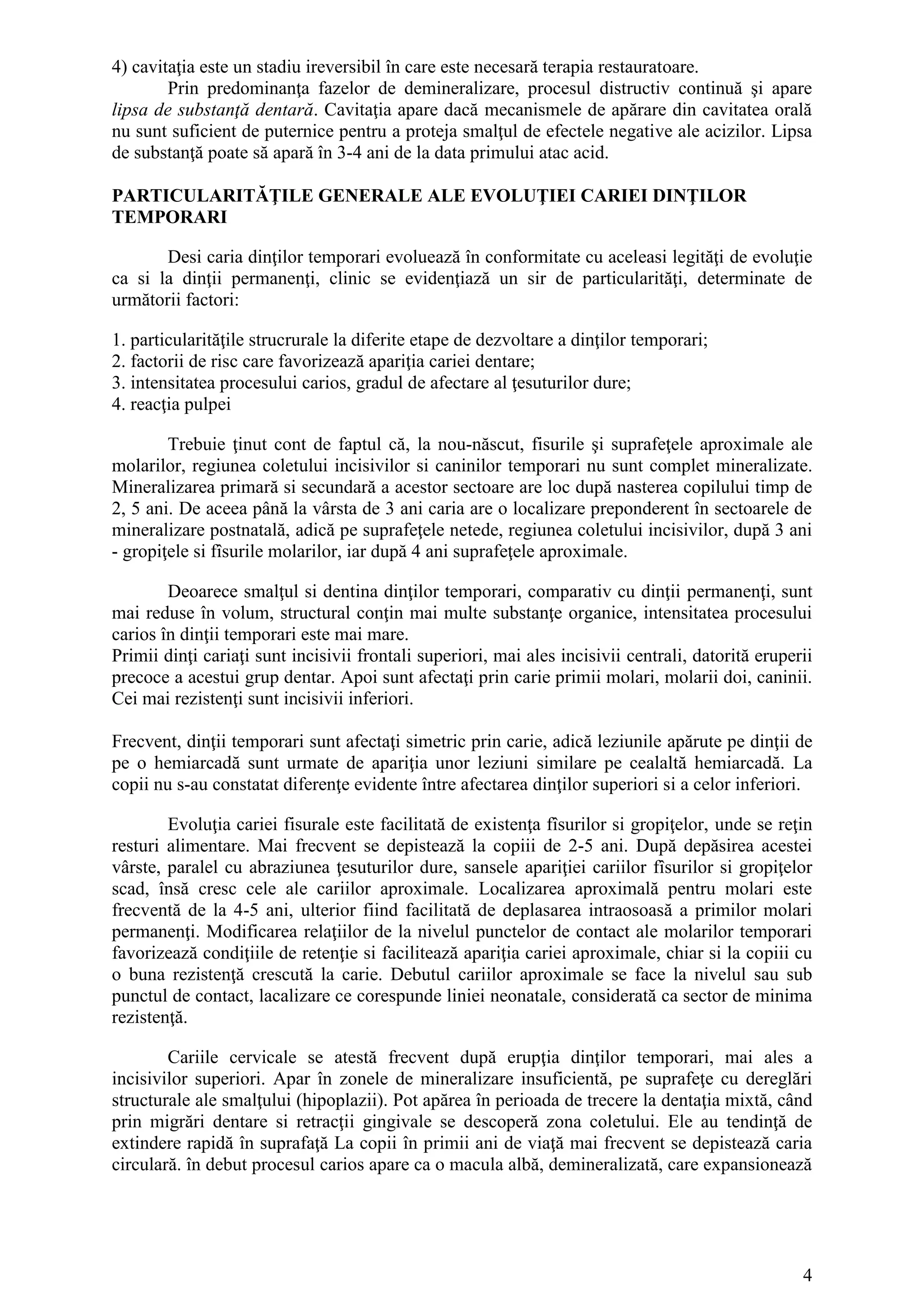 Curs 4 dt caria dentara.etiopatogenia cariei dentare la dintii ...