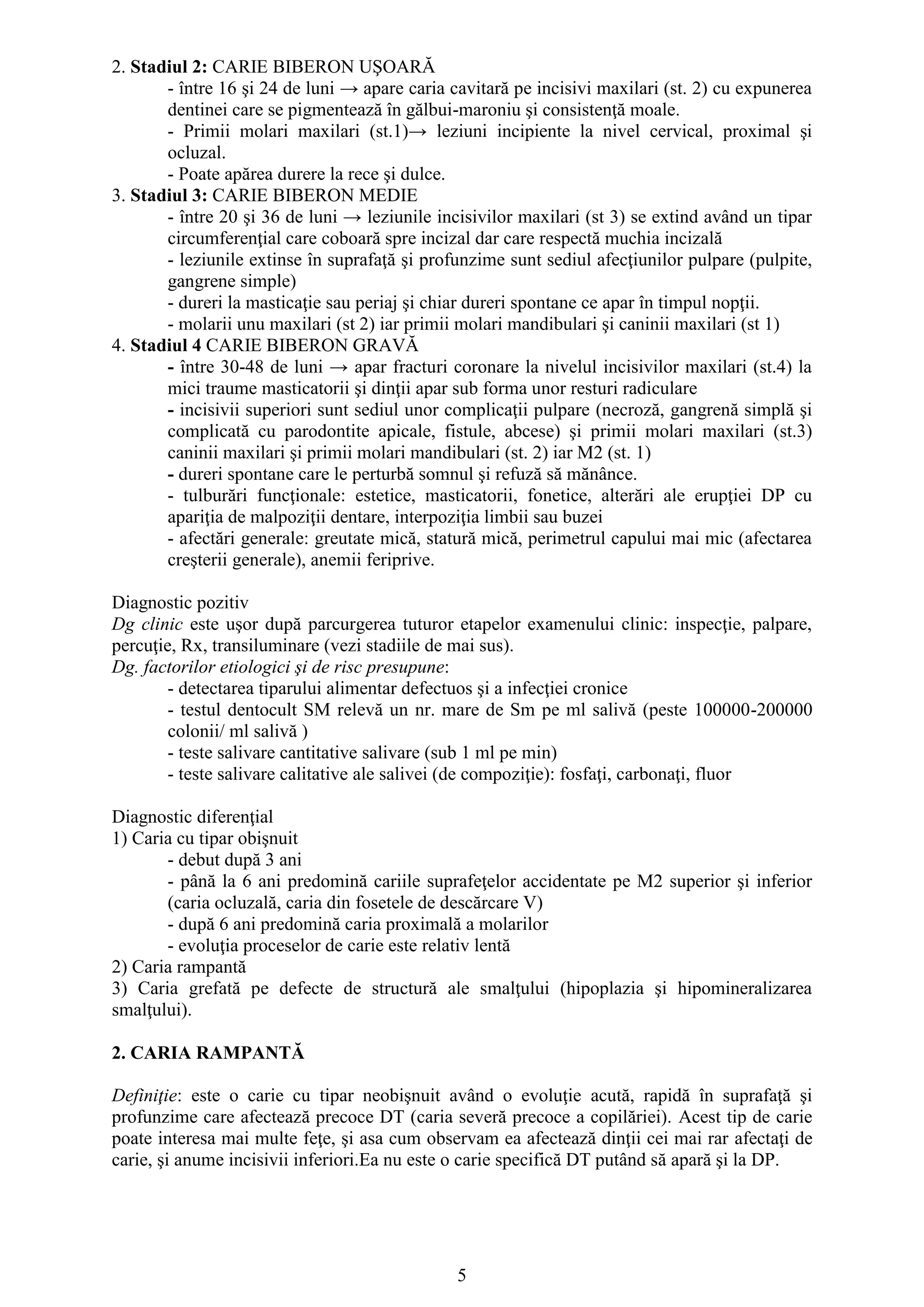 Curs 6 dt forme particulare de carie | PDF