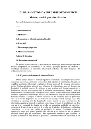 Curs 6 metodica_predarii_informaticii_metode__tehnici__procedee ...