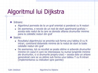 Curs 9 algoritmul dijkstra | PDF