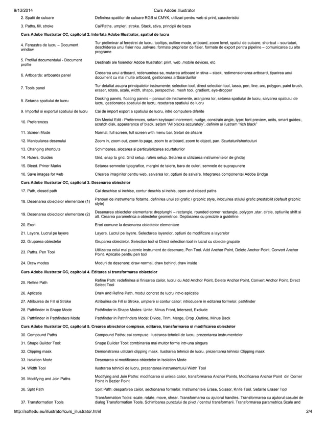Curs adobe illustrator | PDF