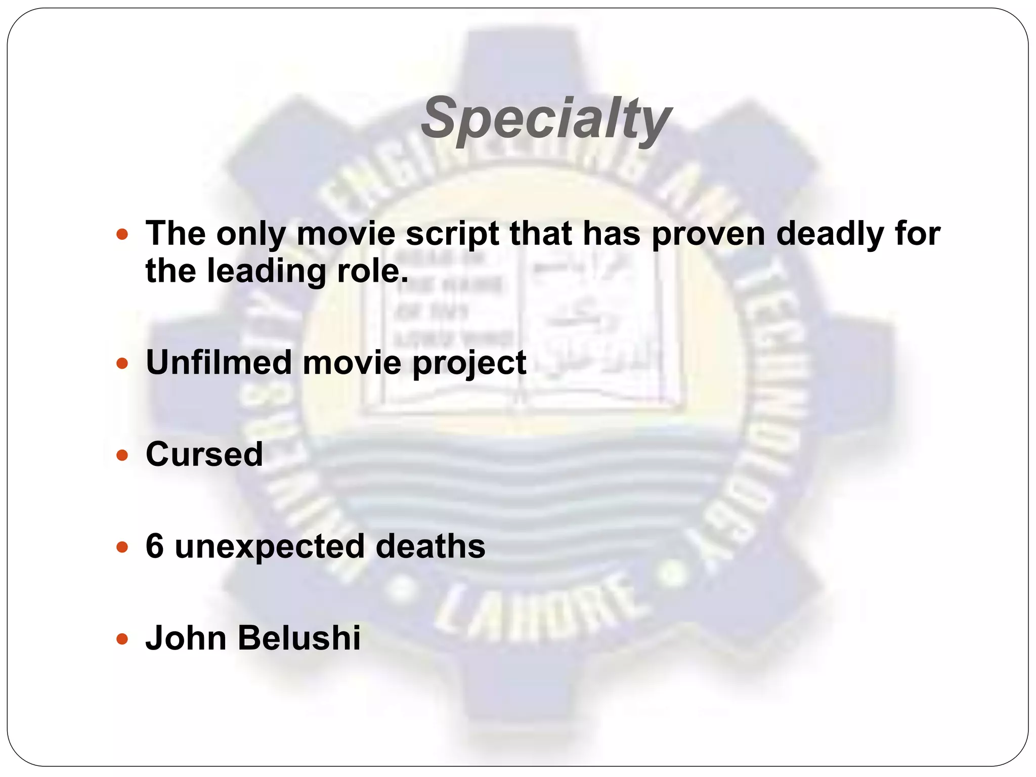 Curse of the movie: Atuk | PPTX