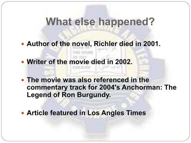 Curse of the movie: Atuk | PPTX