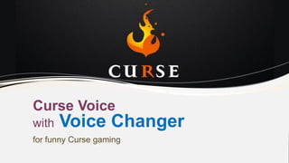 Curse Voice with Voice Changer for Funny Curse Gaming | PDF