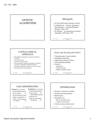 Algoritmi Genetici | PDF