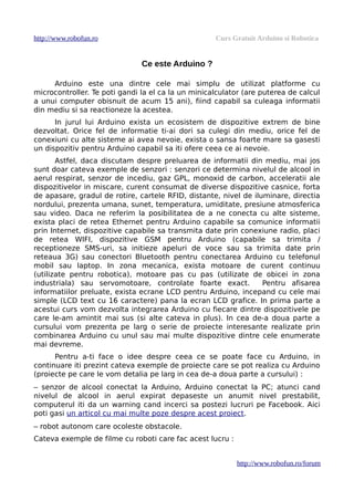 Curs gratuitarduino lectia1-arduinoblink | PDF