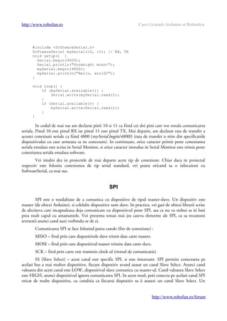 Curs gratuitarduino lectia4-modalitati decomunicare | PDF
