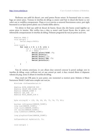 Curs gratuitarduino lectia6-senzoriforta | PDF
