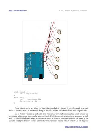 Curs gratuitarduino lectia6-senzoriforta | PDF