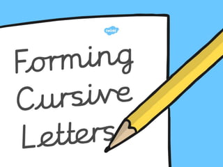 Cursive letter-formation-powerpoint - | PPT