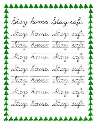 Cursive Letters Worksheets - Cursive A (elafree.com) | PDF