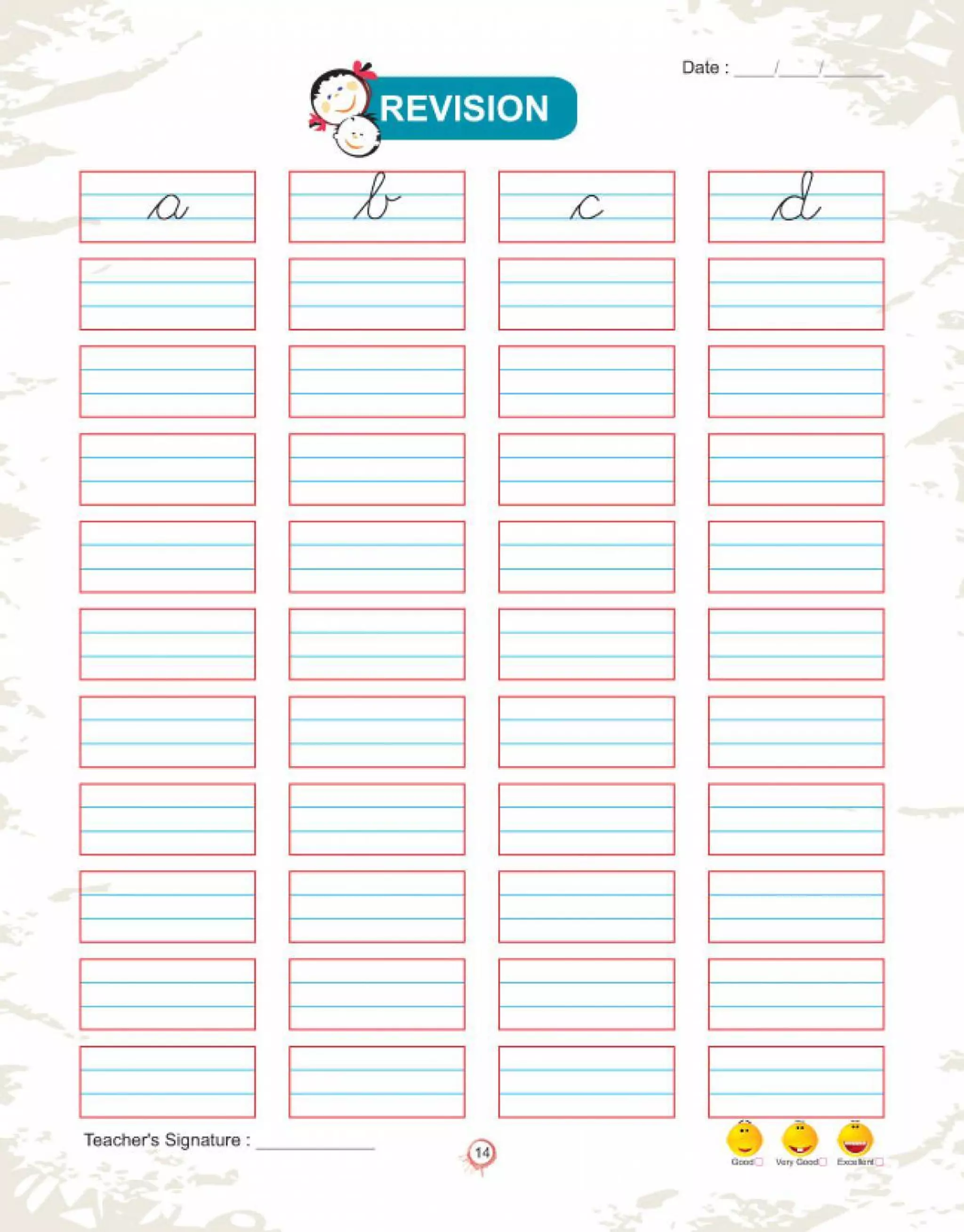 Cursive small writing class lkg | PDF