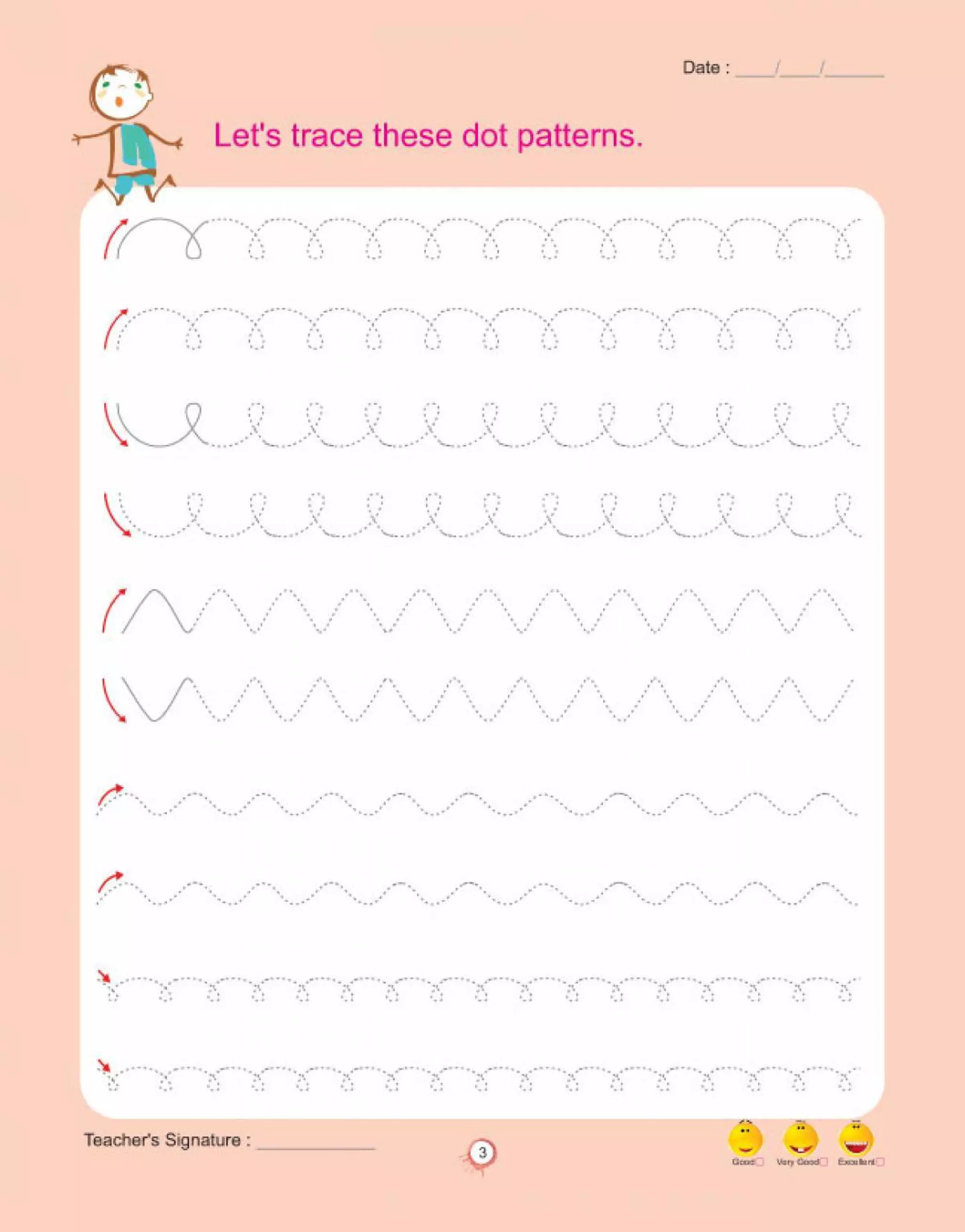 Cursive small writing class lkg | PDF