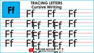 Cursive Tracing Letters.pptx powerpoint 1 | PPTX