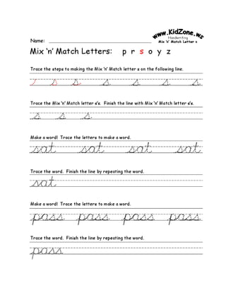 Cursive writing | DOCX