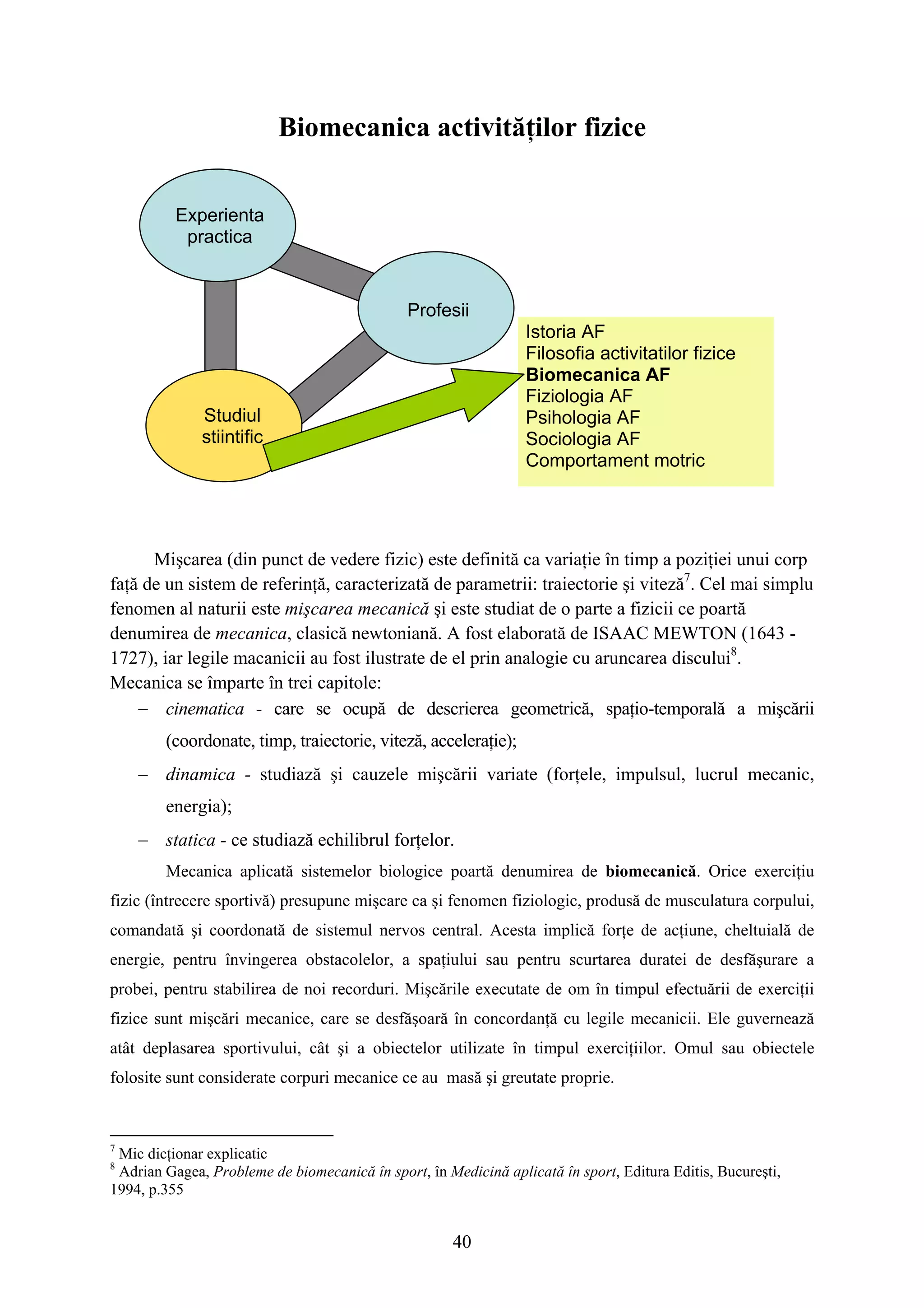 Curs kinesiologie stiinta-miscarii_2013 | PDF
