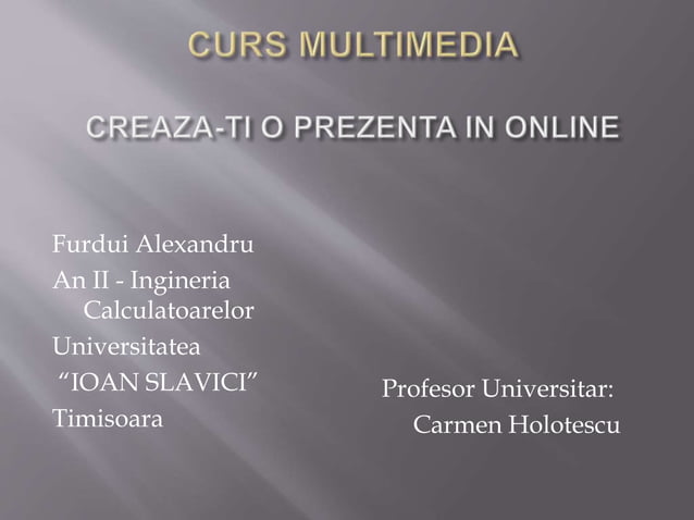 Curs multimedia power point | PPTX