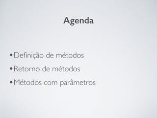 [Curso Java Basico - Orientacao a Objetos] Aula 27: Classes e metodos com parametros | PPT