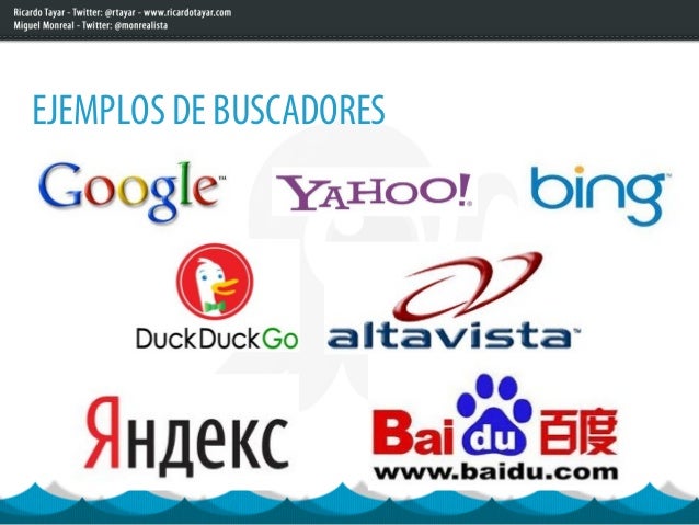 Ejemplos de buscadores